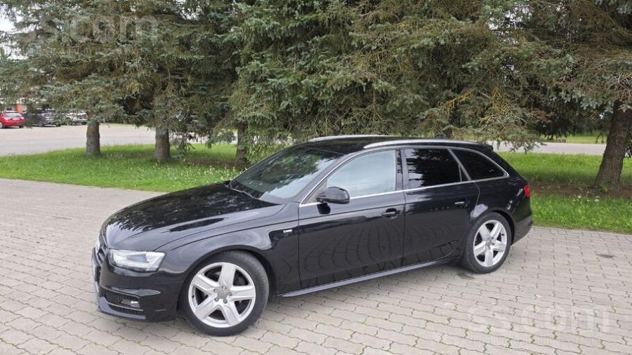 Black Audi A4 2013 in Jelgava, with an engine capacity of 2.00 L and mileage of 335 thousand km for 10250 €, photo 3 on AUTOMOTO.COM.LV