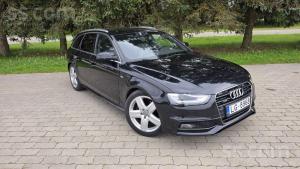 Black Audi A4 2013 in Jelgava, with an engine capacity of 2.00 L and mileage of 335 thousand km for 10250 €, photo 4 on AUTOMOTO.COM.LV