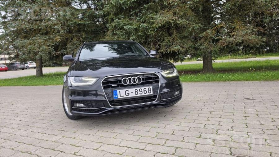 Black Audi A4 2013 in Jelgava, with an engine capacity of 2.00 L and mileage of 335 thousand km for 10250 €, photo 5 on AUTOMOTO.COM.LV
