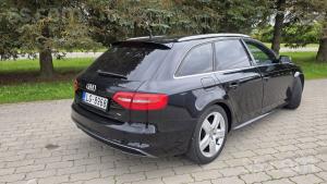 Black Audi A4 2013 in Jelgava, with an engine capacity of 2.00 L and mileage of 335 thousand km for 10250 €, photo 7 on AUTOMOTO.COM.LV