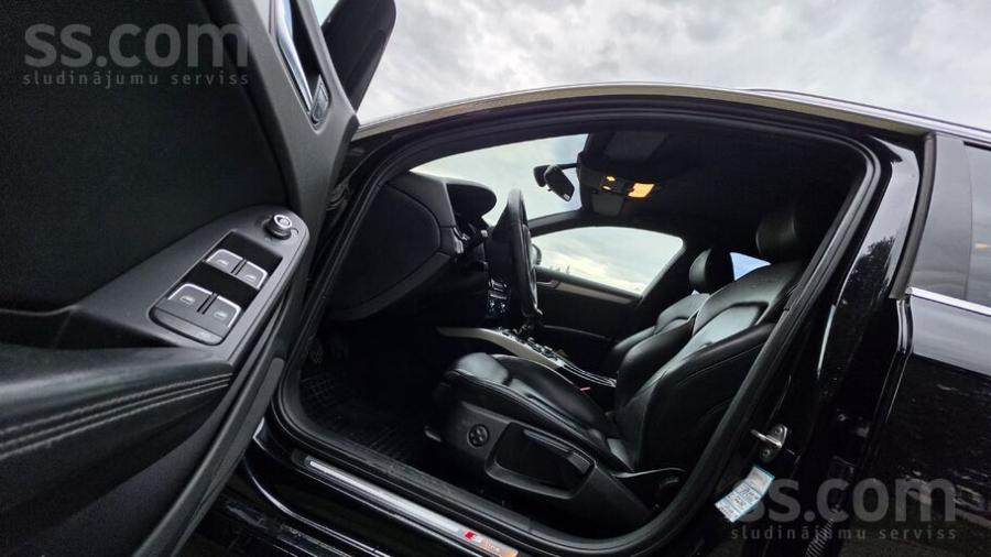 Black Audi A4 2013 in Jelgava, with an engine capacity of 2.00 L and mileage of 335 thousand km for 10250 €, photo 12 on AUTOMOTO.COM.LV