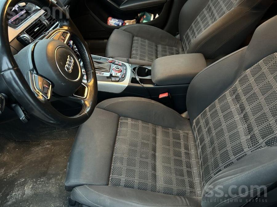 Black Audi A4 2013 in Aizkraukle, with an engine capacity of 2.00 L and mileage of 320 thousand km for 6200 €, photo 7 on AUTOMOTO.COM.LV