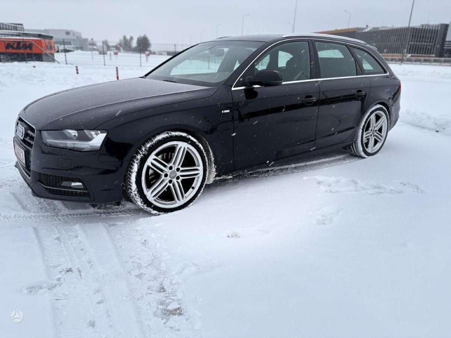 Melns Audi A4 2014 Viļņa, ar dzinēja tilpumu 1.97 L un nobraukumu 259 tūkst. km par 9300 €, foto 4 vietnē AUTOMOTO.COM.LV