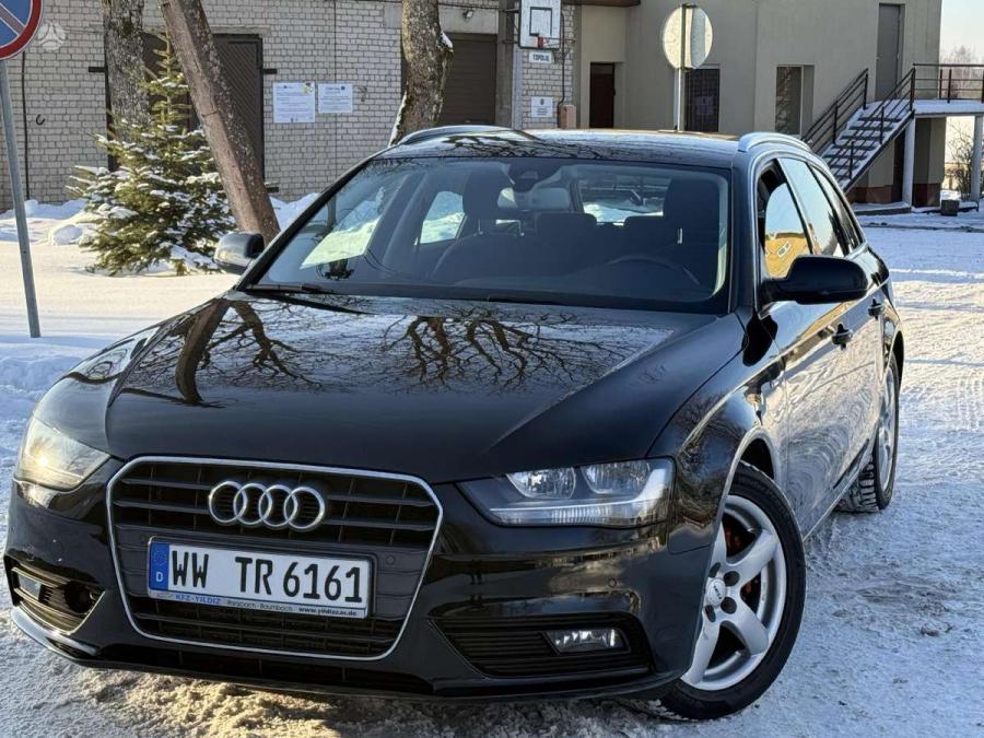 Black Audi A4 2014 in Raseiniai, with an engine capacity of 1.97 L and mileage of 259 thousand km for 6450 €, photo 31 on AUTOMOTO.COM.LV