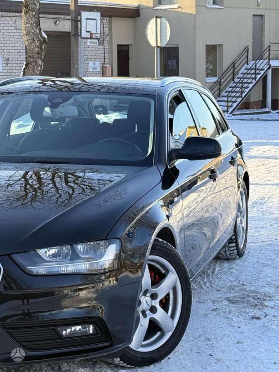 Black Audi A4 2014 in Raseiniai, with an engine capacity of 1.97 L and mileage of 259 thousand km for 6450 €, photo 32 on AUTOMOTO.COM.LV