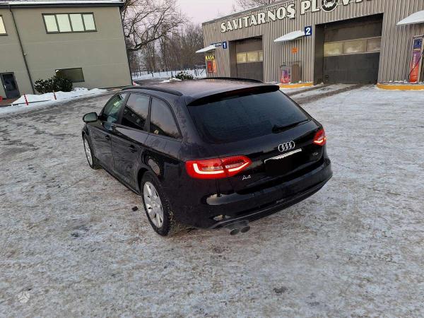 Black Audi A4 2014 in Marijampole, with an engine capacity of 1.97 L and mileage of 300 thousand km for 6600 €, photo 3 on AUTOMOTO.COM.LV