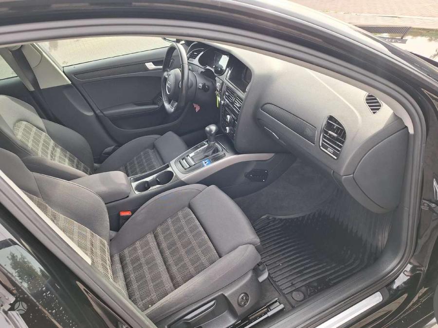 Black Audi A4 2014 in Marijampole, with an engine capacity of 1.97 L and mileage of 300 thousand km for 6600 €, photo 10 on AUTOMOTO.COM.LV