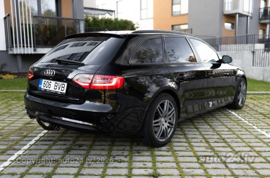 Melns Audi A4 2014 Tallina, ar dzinēja tilpumu 2.00 L un nobraukumu 345 tūkst. km par 6999 €, foto 4 vietnē AUTOMOTO.COM.LV