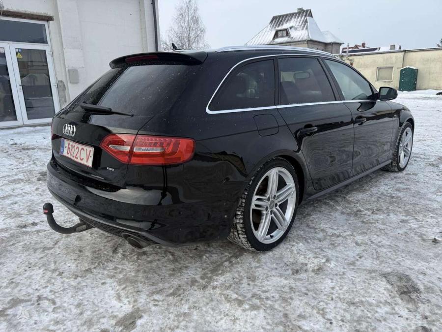 Melns Audi A4 2014 Tauragė, ar dzinēja tilpumu 2.97 L un nobraukumu 238 tūkst. km par 8600 €, foto 4 vietnē AUTOMOTO.COM.LV