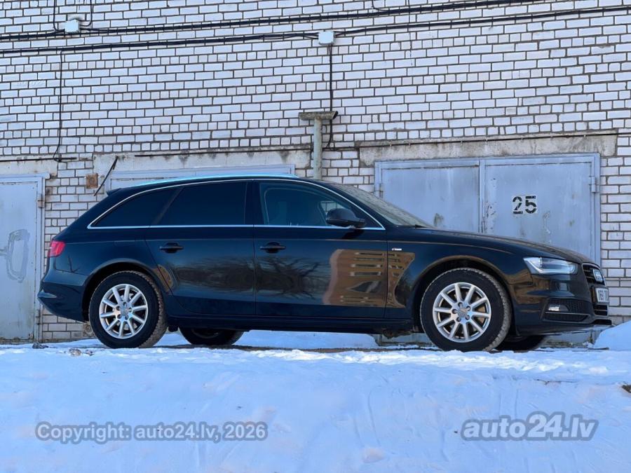 Black Audi A4 2014 in Narva, with an engine capacity of 2.00 L and mileage of 340 thousand km for 5499 €, photo 6 on AUTOMOTO.COM.LV