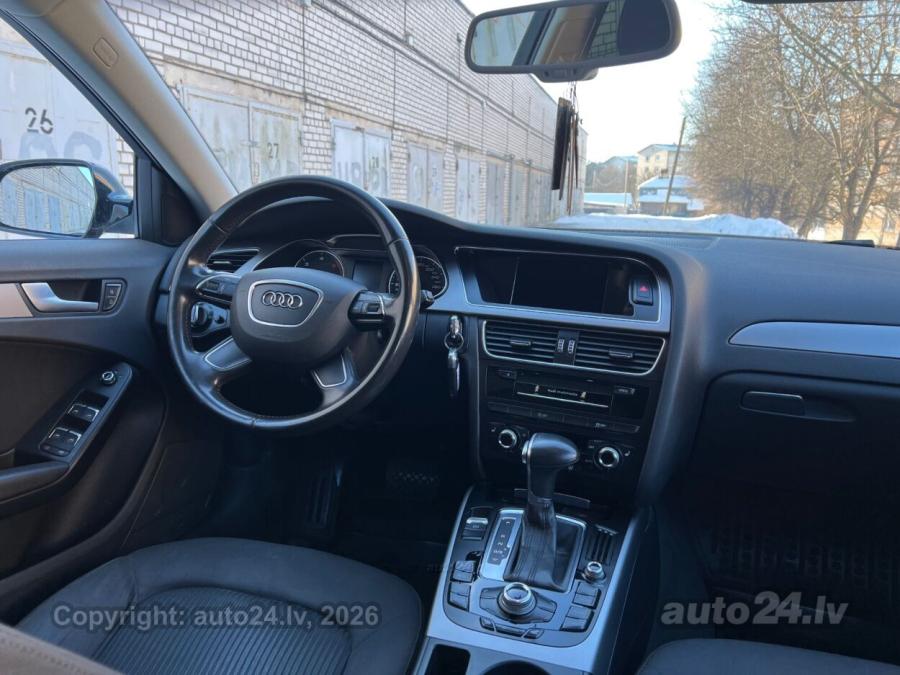 Black Audi A4 2014 in Narva, with an engine capacity of 2.00 L and mileage of 340 thousand km for 5499 €, photo 26 on AUTOMOTO.COM.LV
