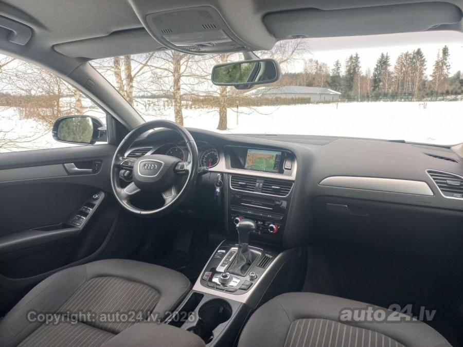 Black Audi A4 2014 in Tartu, with an engine capacity of 2.00 L and mileage of 199 thousand km for 10290 €, photo 16 on AUTOMOTO.COM.LV