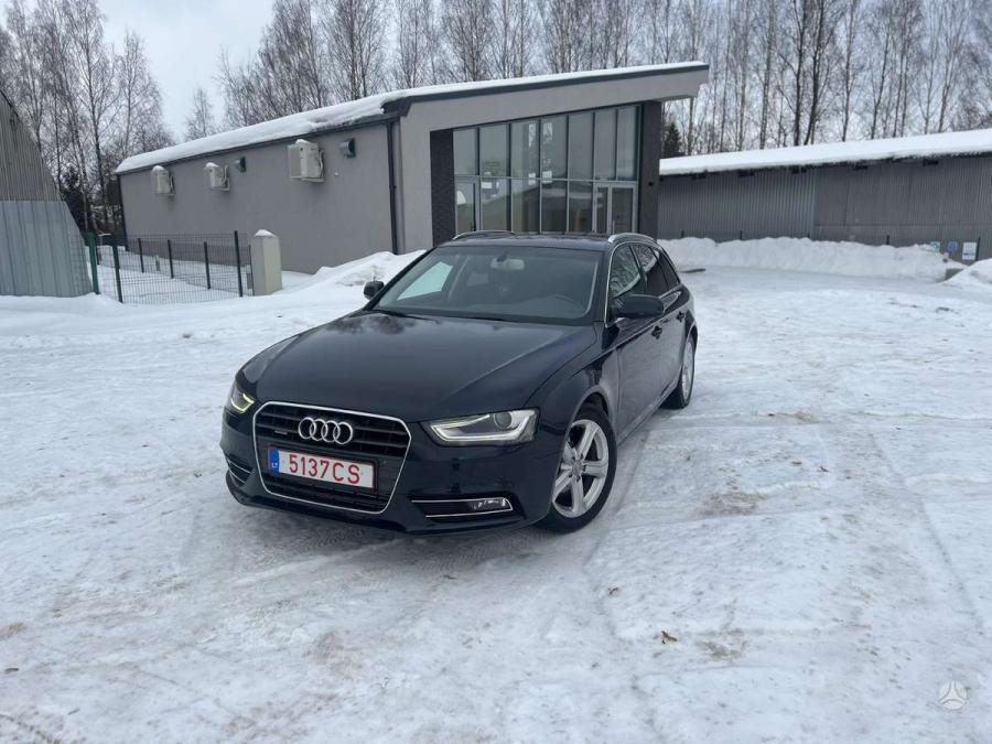 Black Audi A4 2014 in Moletai, with an engine capacity of 1.97 L and mileage of 194 thousand km for 8000 €, photo 1 on AUTOMOTO.COM.LV