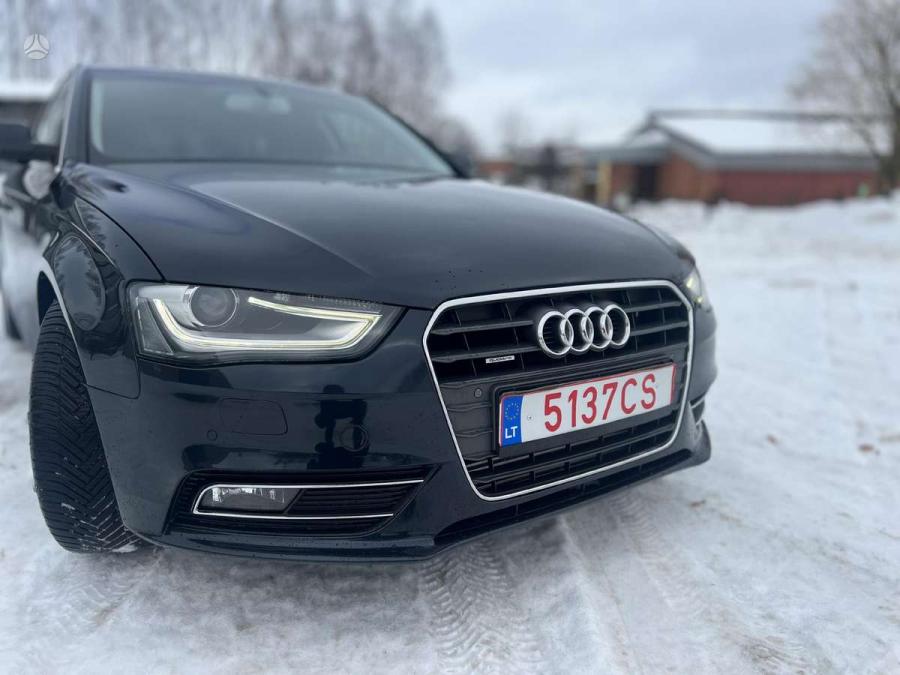 Black Audi A4 2014 in Moletai, with an engine capacity of 1.97 L and mileage of 194 thousand km for 8000 €, photo 2 on AUTOMOTO.COM.LV