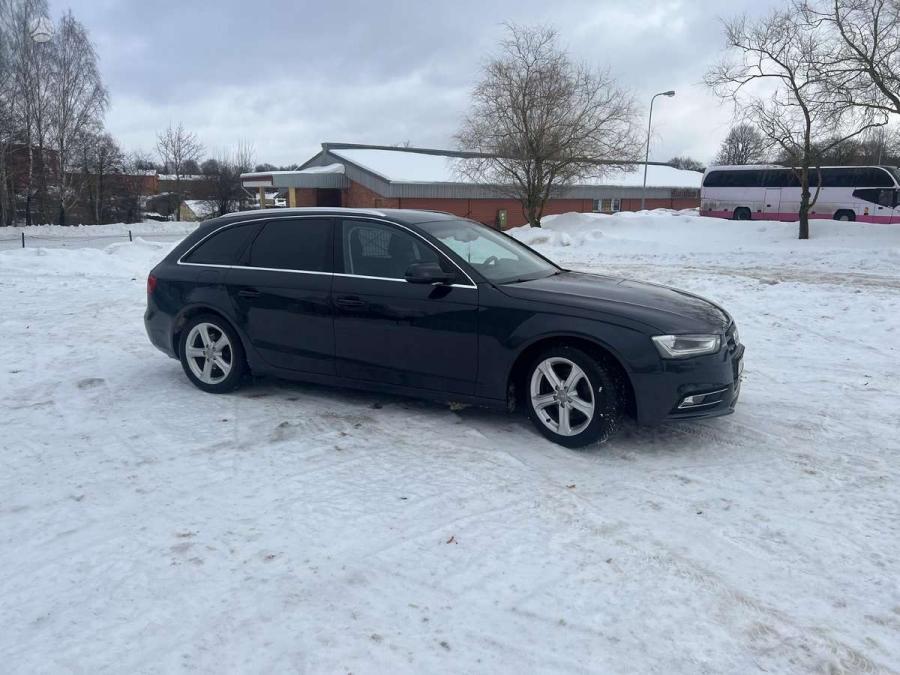 Black Audi A4 2014 in Moletai, with an engine capacity of 1.97 L and mileage of 194 thousand km for 8000 €, photo 6 on AUTOMOTO.COM.LV