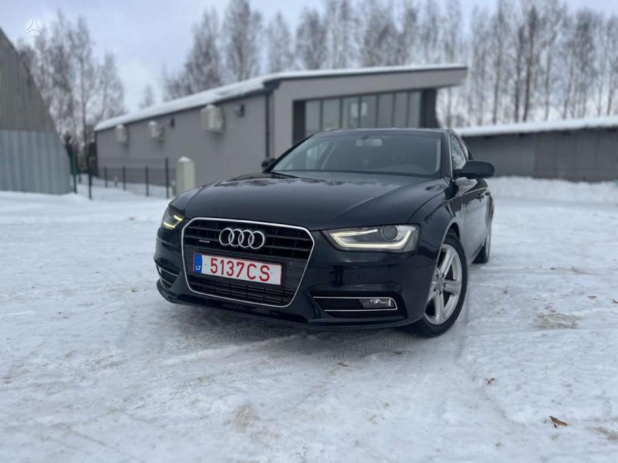 Black Audi A4 2014 in Moletai, with an engine capacity of 1.97 L and mileage of 194 thousand km for 8000 €, photo 16 on AUTOMOTO.COM.LV