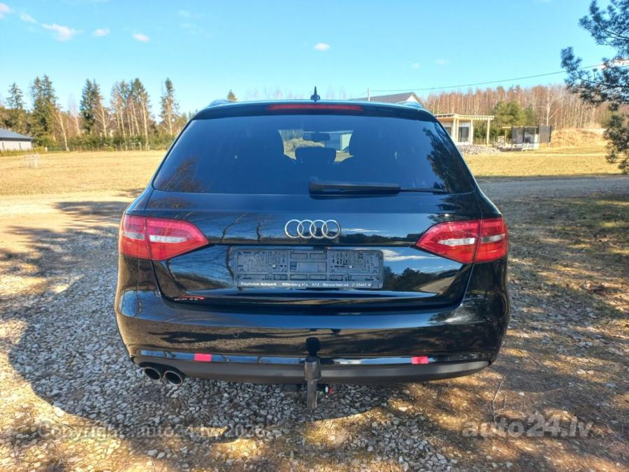 Black Audi A4 2014 in Tartu, with an engine capacity of 2.00 L and mileage of 199 thousand km for 9900 €, photo 10 on AUTOMOTO.COM.LV