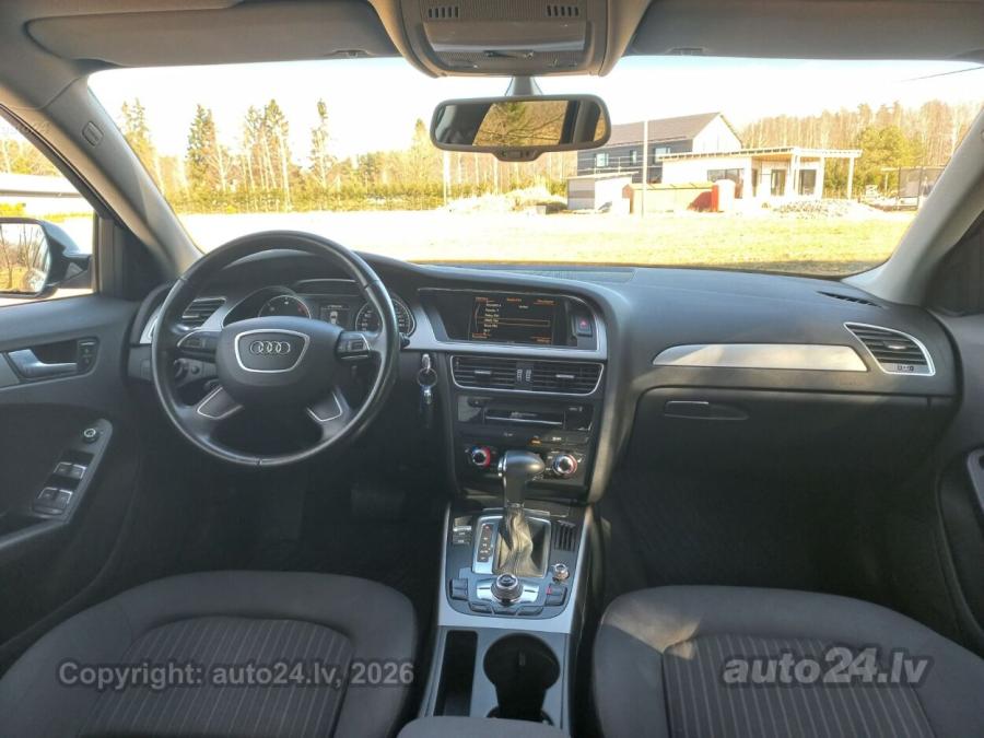 Black Audi A4 2014 in Tartu, with an engine capacity of 2.00 L and mileage of 199 thousand km for 9900 €, photo 14 on AUTOMOTO.COM.LV