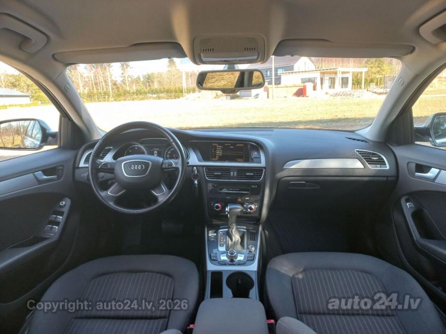 Black Audi A4 2014 in Tartu, with an engine capacity of 2.00 L and mileage of 199 thousand km for 9900 €, photo 15 on AUTOMOTO.COM.LV