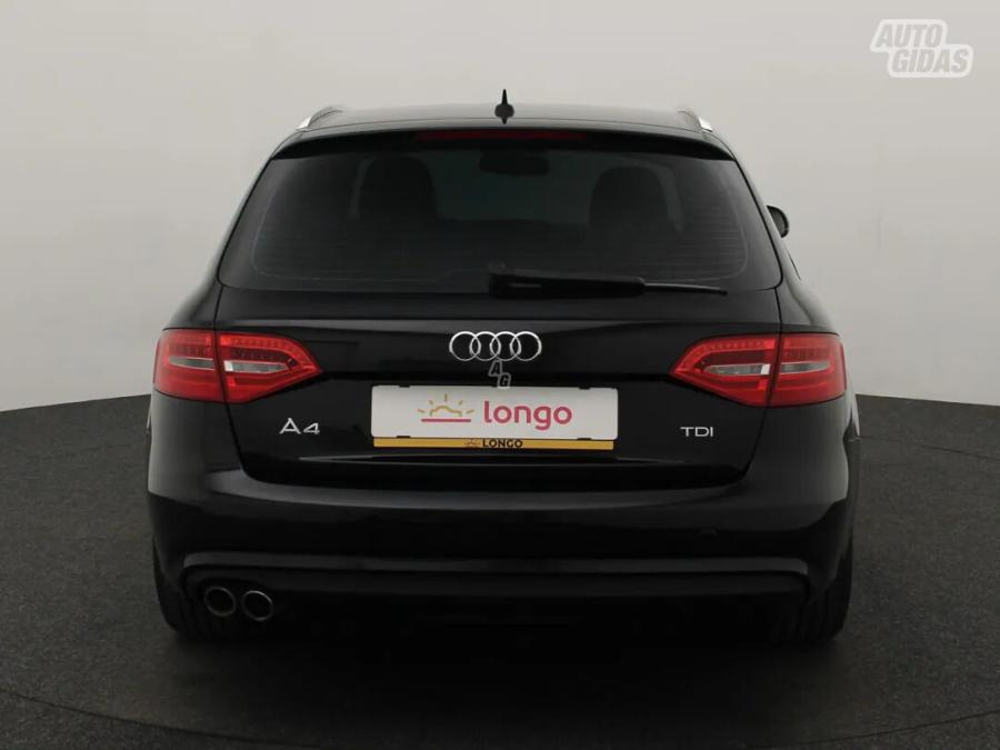 Melns Audi A4 2014 Viļņa, ar dzinēja tilpumu 2.00 L un nobraukumu 131 tūkst. km par 11199 €, foto 6 vietnē AUTOMOTO.COM.LV
