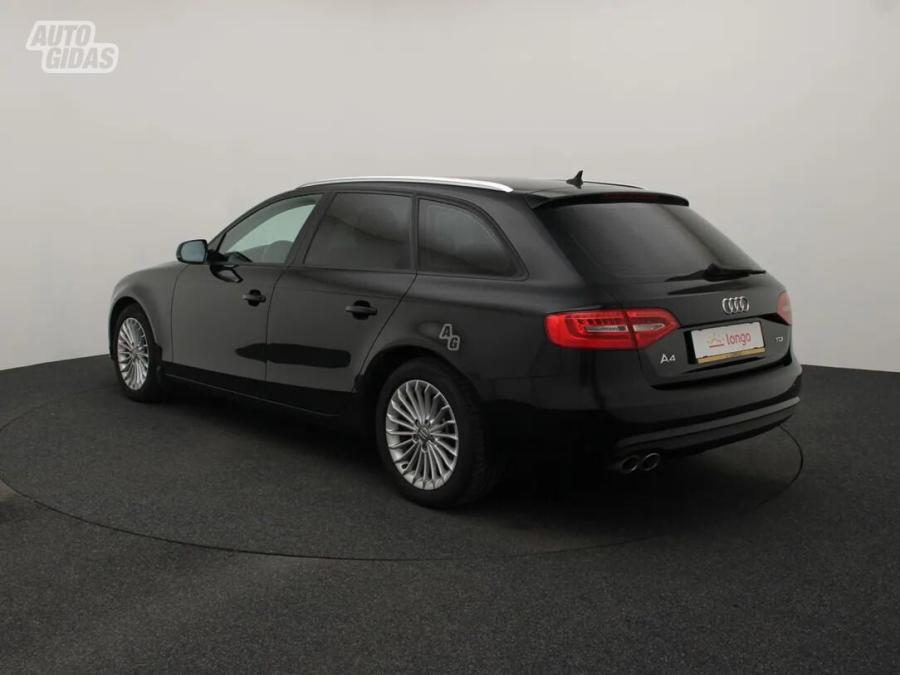 Melns Audi A4 2014 Viļņa, ar dzinēja tilpumu 2.00 L un nobraukumu 131 tūkst. km par 11199 €, foto 8 vietnē AUTOMOTO.COM.LV