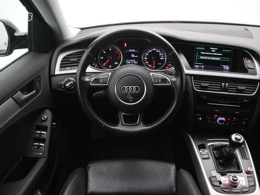 Melns Audi A4 2014 Viļņa, ar dzinēja tilpumu 2.00 L un nobraukumu 131 tūkst. km par 11199 €, foto 18 vietnē AUTOMOTO.COM.LV