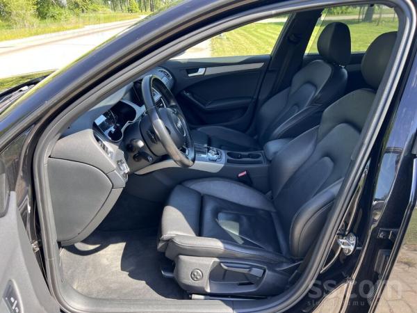 Melns Audi A4 2014 Limbaži, ar dzinēja tilpumu 3.00 L un nobraukumu 368 tūkst. km par 9750 €, foto 8 vietnē AUTOMOTO.COM.LV