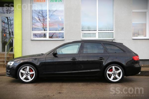 Black Audi A4 2014 in Riga, with an engine capacity of 3.00 L and mileage of 280 thousand km for 8495 €, photo 2 on AUTOMOTO.COM.LV