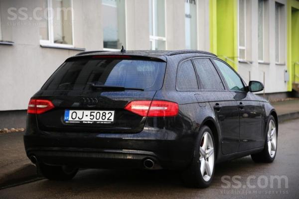 Black Audi A4 2014 in Riga, with an engine capacity of 3.00 L and mileage of 280 thousand km for 8495 €, photo 5 on AUTOMOTO.COM.LV