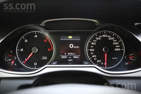 Black Audi A4 2014 in Riga, with an engine capacity of 3.00 L and mileage of 280 thousand km for 8495 €, photo 7 on AUTOMOTO.COM.LV