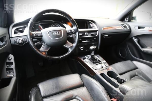 Black Audi A4 2014 in Riga, with an engine capacity of 3.00 L and mileage of 280 thousand km for 8495 €, photo 8 on AUTOMOTO.COM.LV
