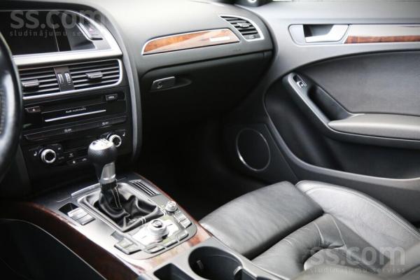 Black Audi A4 2014 in Riga, with an engine capacity of 3.00 L and mileage of 280 thousand km for 8495 €, photo 9 on AUTOMOTO.COM.LV