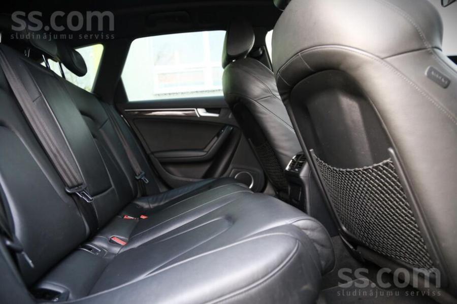 Black Audi A4 2014 in Riga, with an engine capacity of 3.00 L and mileage of 280 thousand km for 8495 €, photo 15 on AUTOMOTO.COM.LV