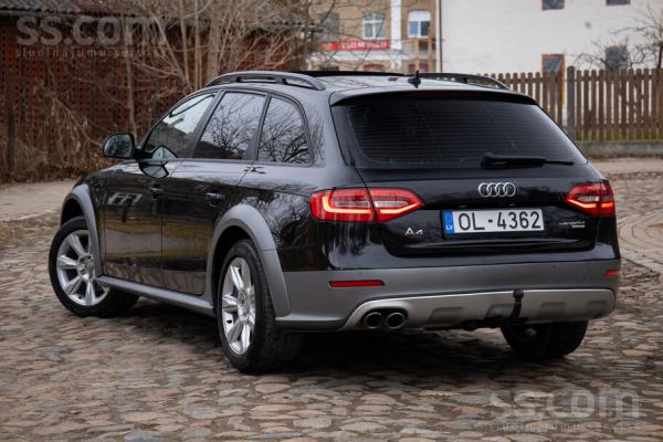 Black Audi A4 2014 in Jelgava, with an engine capacity of 2.00 L and mileage of 297 thousand km for 12700 €, photo 6 on AUTOMOTO.COM.LV