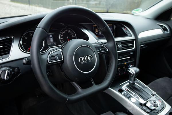 Black Audi A4 2014 in Jelgava, with an engine capacity of 2.00 L and mileage of 297 thousand km for 12700 €, photo 9 on AUTOMOTO.COM.LV