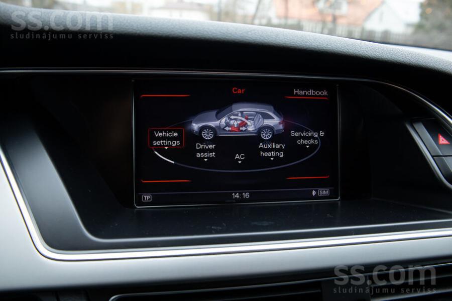 Melns Audi A4 2014 Jelgava, ar dzinēja tilpumu 2.00 L un nobraukumu 297 tūkst. km par 12700 €, foto 19 vietnē AUTOMOTO.COM.LV