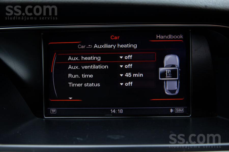 Melns Audi A4 2014 Jelgava, ar dzinēja tilpumu 2.00 L un nobraukumu 297 tūkst. km par 12700 €, foto 24 vietnē AUTOMOTO.COM.LV