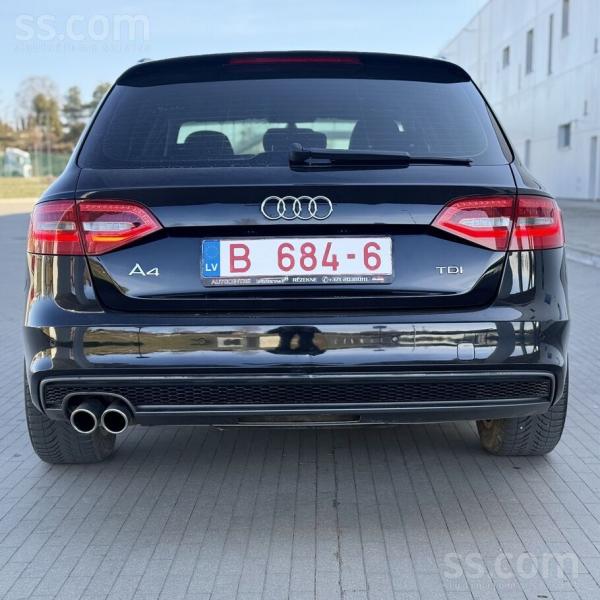 Melns Audi A4 2014 Rēzekne, ar dzinēja tilpumu 2.00 L un nobraukumu 305 tūkst. km par 9490 €, foto 5 vietnē AUTOMOTO.COM.LV