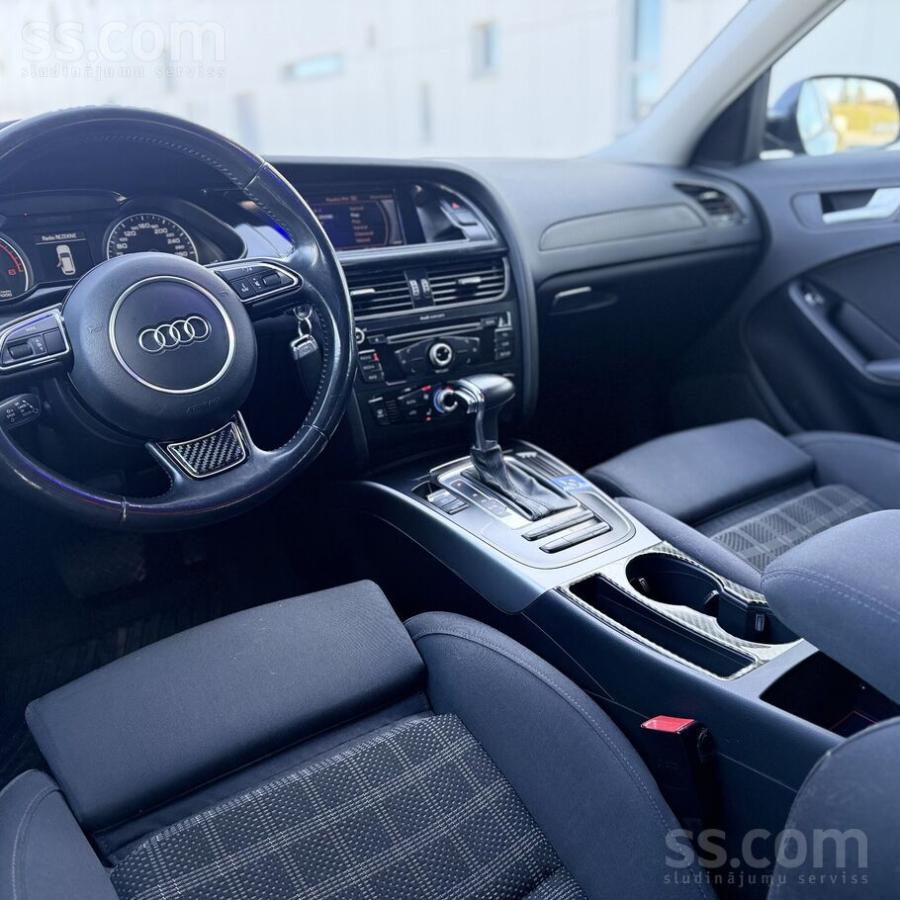 Melns Audi A4 2014 Rēzekne, ar dzinēja tilpumu 2.00 L un nobraukumu 305 tūkst. km par 9490 €, foto 12 vietnē AUTOMOTO.COM.LV