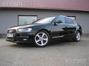 Black Audi A4 2014 in Riga, with an engine capacity of 2.00 L and mileage of 0 thousand km for 10750 €, photo 3 on AUTOMOTO.COM.LV