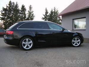 Black Audi A4 2014 in Riga, with an engine capacity of 2.00 L and mileage of 0 thousand km for 10750 €, photo 4 on AUTOMOTO.COM.LV