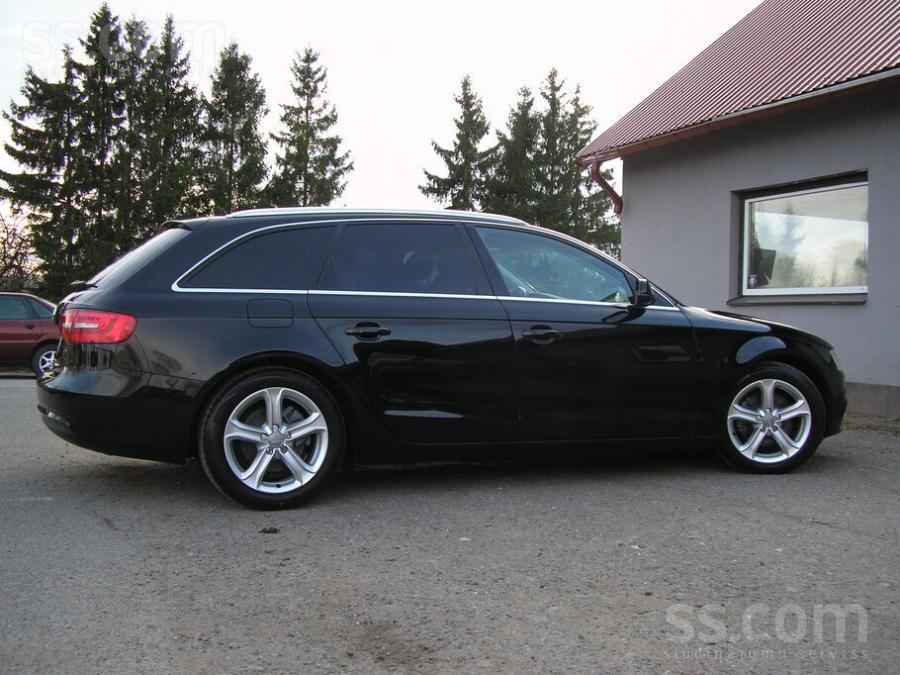 Black Audi A4 2014 in Riga, with an engine capacity of 2.00 L and mileage of 0 thousand km for 10750 €, photo 4 on AUTOMOTO.COM.LV
