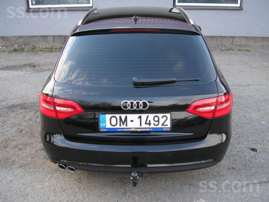 Black Audi A4 2014 in Riga, with an engine capacity of 2.00 L and mileage of 0 thousand km for 10750 €, photo 7 on AUTOMOTO.COM.LV
