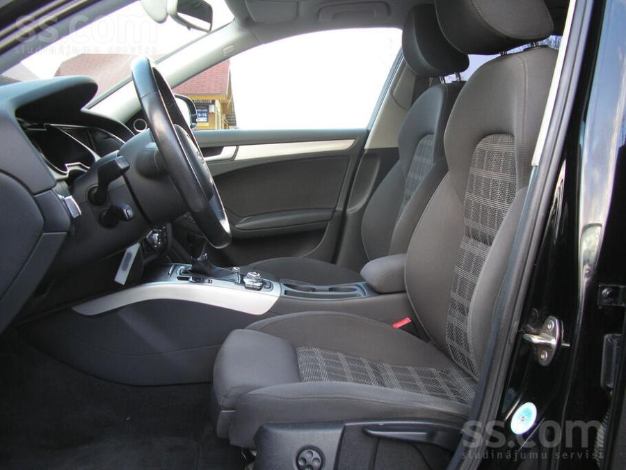 Black Audi A4 2014 in Riga, with an engine capacity of 2.00 L and mileage of 0 thousand km for 10750 €, photo 19 on AUTOMOTO.COM.LV