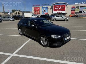 Black Audi A4 2014 in Riga, with an engine capacity of 2.00 L and mileage of 427 thousand km for 6300 €, photo  on AUTOMOTO.COM.LV