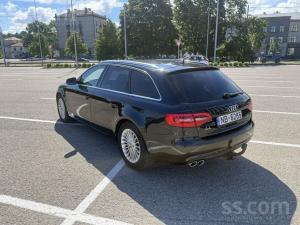 Black Audi A4 2014 in Riga, with an engine capacity of 2.00 L and mileage of 427 thousand km for 6300 €, photo 4 on AUTOMOTO.COM.LV