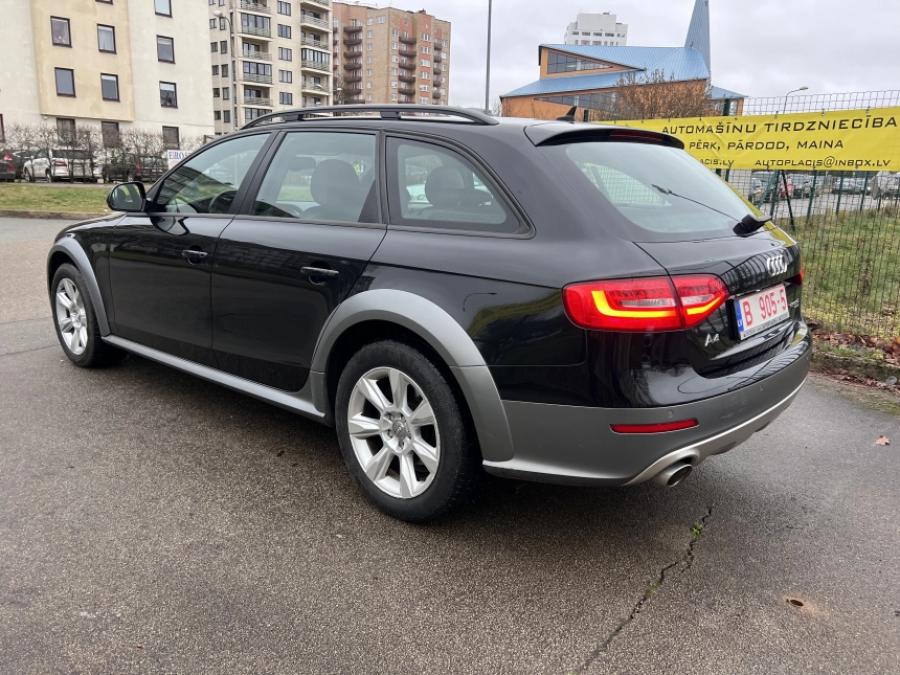 Black Audi A4 2014 in Riga, with an engine capacity of 3.00 L and mileage of 368 thousand km for 10950 €, photo 16 on AUTOMOTO.COM.LV