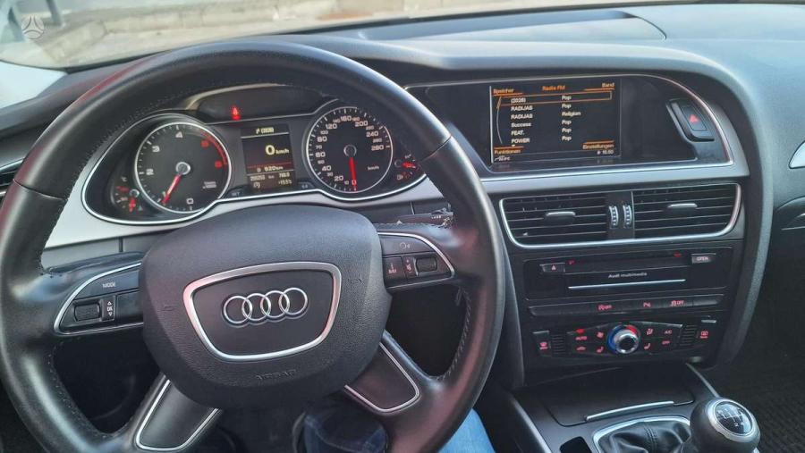 Melns Audi A4 2014 Kauņa, ar dzinēja tilpumu 1.97 L un nobraukumu 256 tūkst. km par 7950 €, foto 9 vietnē AUTOMOTO.COM.LV