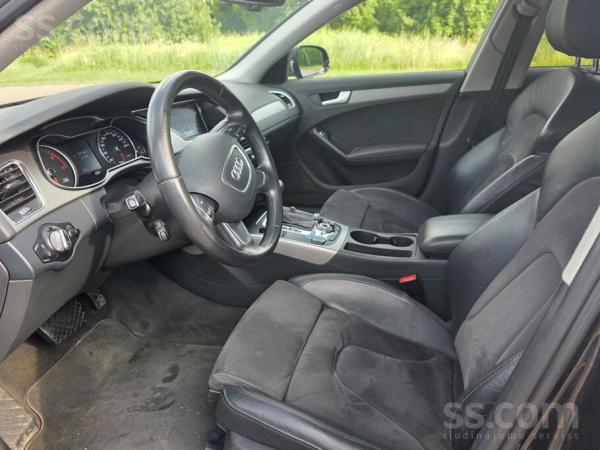 Black Audi A4 2014 in Ventspils, with an engine capacity of 2.00 L and mileage of 285 thousand km for 6500 €, photo 9 on AUTOMOTO.COM.LV