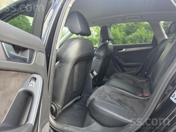 Black Audi A4 2014 in Ventspils, with an engine capacity of 2.00 L and mileage of 285 thousand km for 6500 €, photo 10 on AUTOMOTO.COM.LV